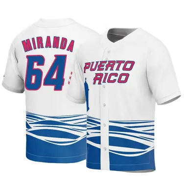 Jose Miranda Puerto Rico World Baseball Classic Jersey - Puerto Rico Store